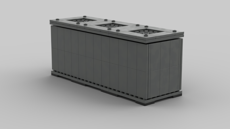 LEGO MOC Large Compact Container by Futurism_Lego | Rebrickable - Build ...