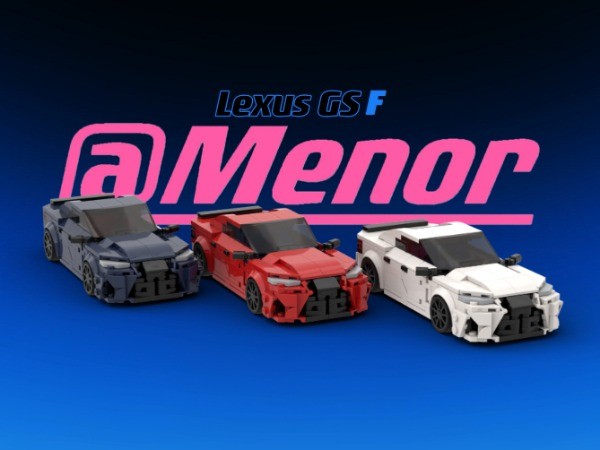 LEGO MOC-194816 Lexus GS F-Sport Dark Blue by Menor | Rebrickable ...