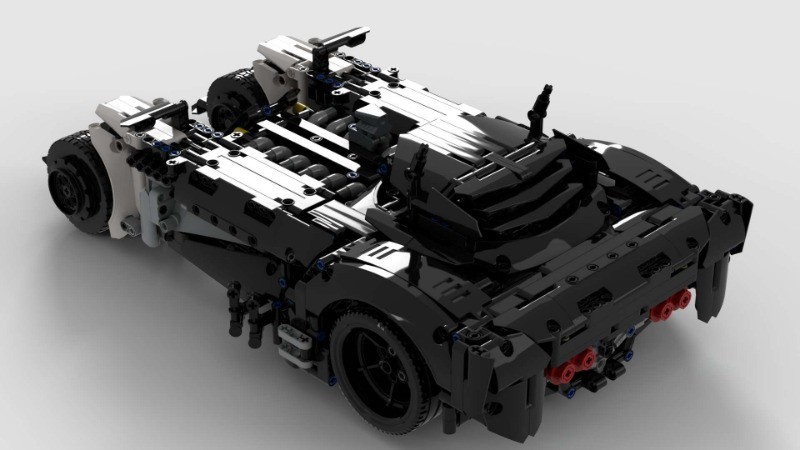 LEGO MOC White Knight Batmobile by pins_n_liftarms | Rebrickable ...