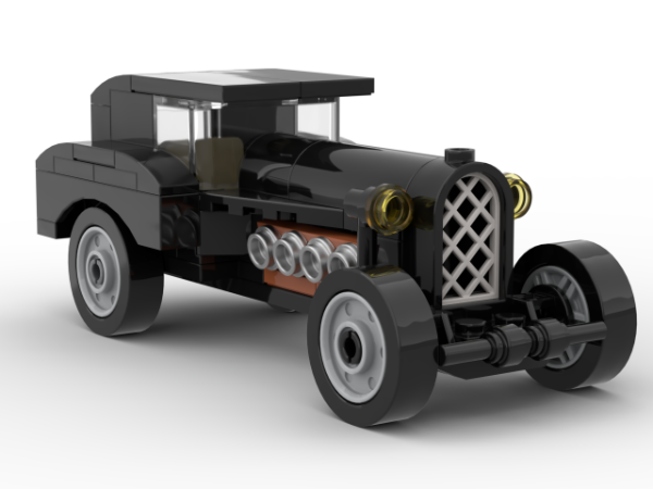 LEGO MOC Retro Automobile by Mirage_ | Rebrickable - Build with LEGO