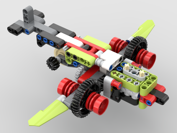LEGO MOC Jet Plane_42102 by Raptor9889 | Rebrickable - Build with LEGO