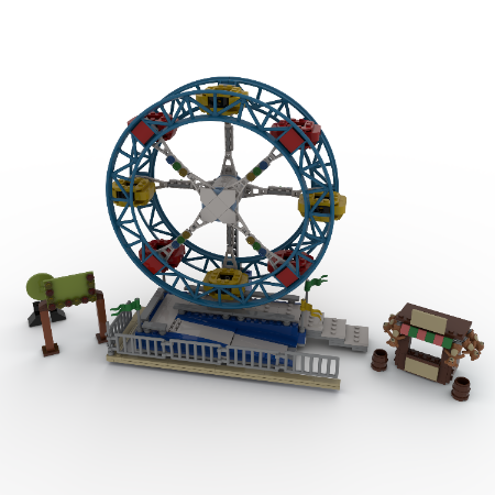 LEGO MOC-150373 Ferris Wheel Playset by DrizzleLEGO | Rebrickable ...