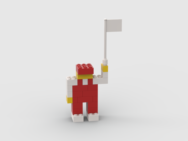 LEGO MOC-162354 Man With Lego Flag (1959) by str10653 | Rebrickable ...