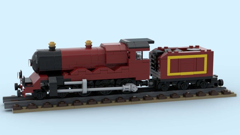 LEGO MOC HP Express in H0 scale for 4 stud wide track by williweb ...