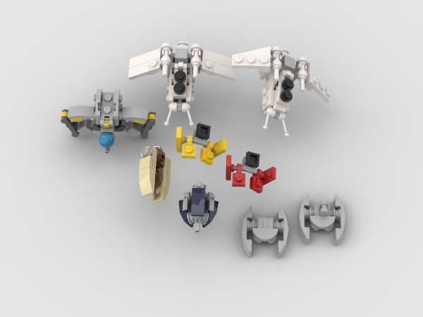 LEGO MOC Micro Star Wars collection by McMOC | Rebrickable - Build with ...