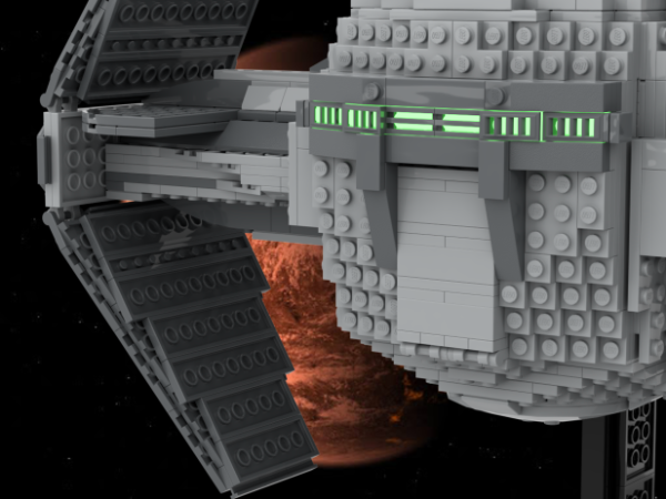 LEGO MOC UCS Sith Infiltrator by raguidel | Rebrickable - Build with LEGO