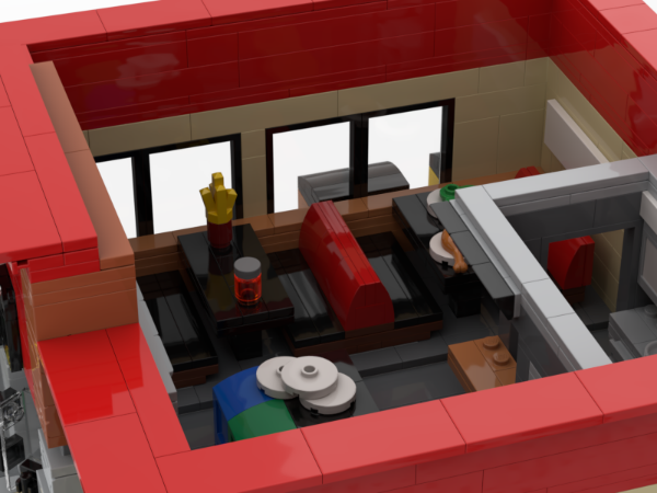 LEGO MOC-196260 Rotisserie Chicken Restaurant by Alolex1 | Rebrickable ...