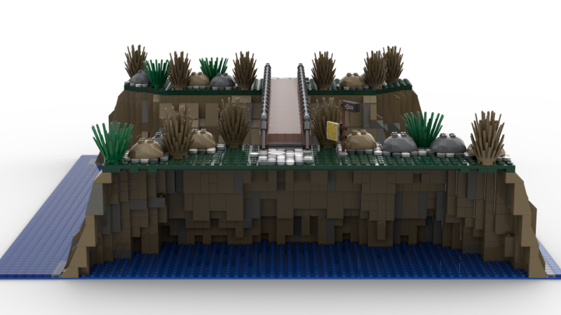 LEGO MOC Swamp and rocky landscape by Il_Buta | Rebrickable - Build ...