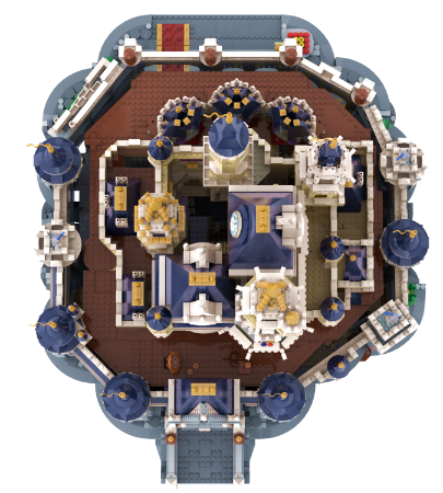 LEGO MOC 71040*3 Perfect castle by 菲菲家的金子 | Rebrickable - Build with LEGO