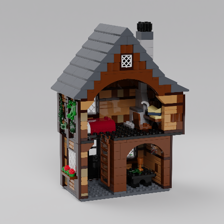 LEGO MOC Peasant's Cottage by MrNowack | Rebrickable - Build with LEGO