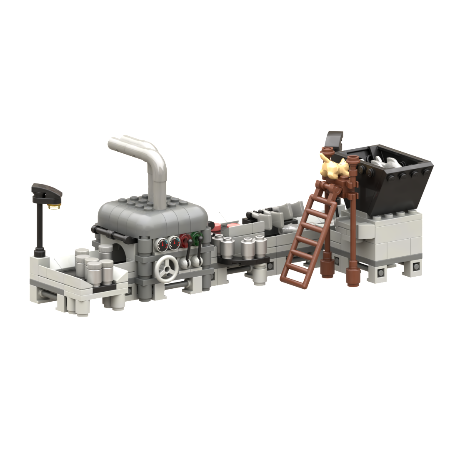 LEGO MOC Old Canning Fish Factory by Curraheetom | Rebrickable - Build ...