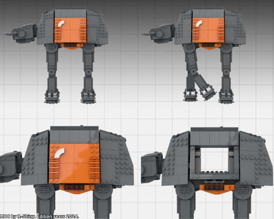 LEGO MOC-173470 AT-ACT Walker by R-Shiny | Rebrickable - Build with LEGO
