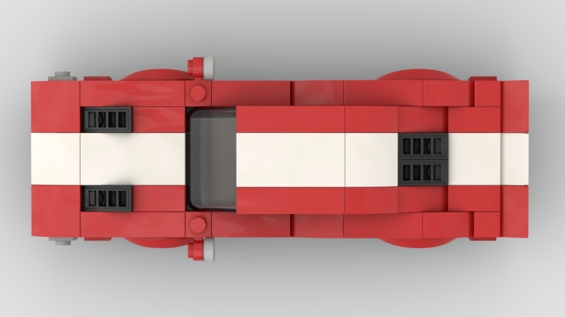 LEGO MOC-161550 Muscle car by 蓝呱呱呱呱 | Rebrickable - Build with LEGO