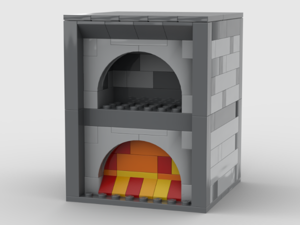 LEGO MOC Cobblestone Furnace by Neotrue | Rebrickable - Build with LEGO
