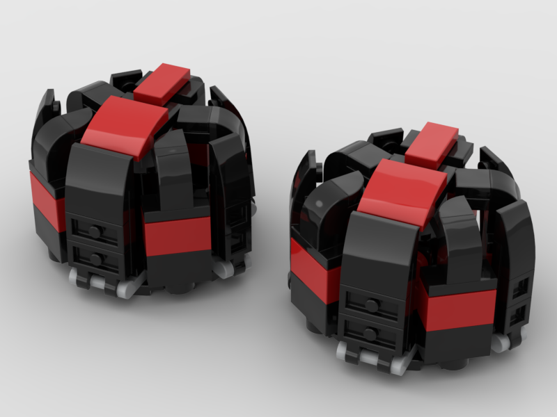 LEGO MOC Lego Legion Imperialis-Legiones Astartes Drop Pods by GargonLe ...