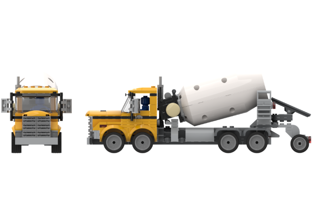 LEGO MOC-185961 Cement Mixer by OrchardBuilds | Rebrickable - Build ...