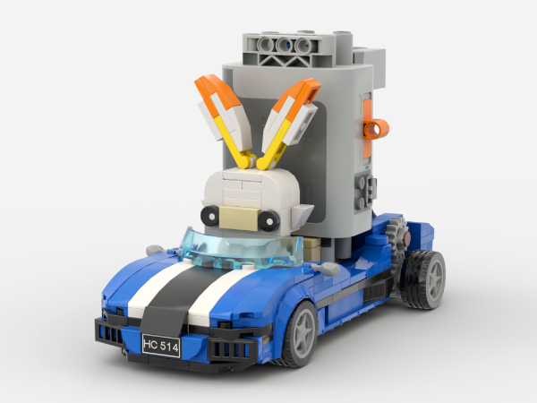 LEGO MOC-216016 Simple RC Car - Blue Sport Car by Agilinzzz ...