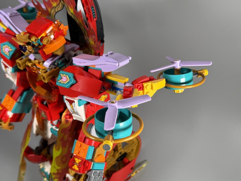 Review: 80057-1 - Nezha's Ring of Fire Mech | Rebrickable - Build with LEGO