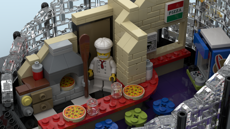 LEGO MOC Pizza Planet Modular Building by lego_modular_building ...