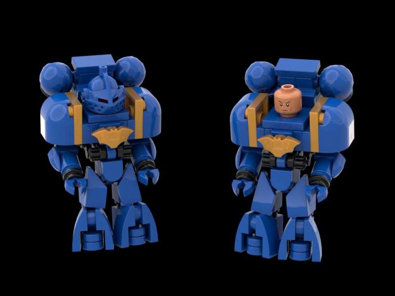 LEGO MOC-238849 Warhammer 40K Ultramarine by w3Kitt | Rebrickable ...