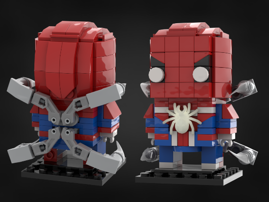 LEGO MOC Spider-Man Brickheadz by Ant0noo | Rebrickable - Build with LEGO
