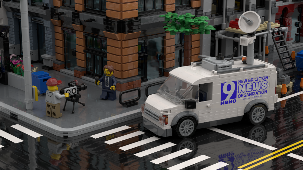 LEGO MOC-242357 Mobile News Van (Production Truck) by xTHybrid108 ...
