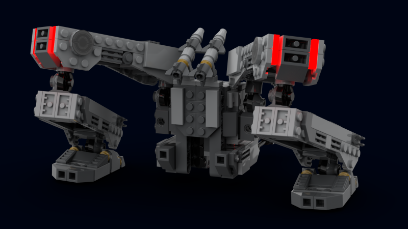 LEGO MOC X-2 Type Attack Robot by No_Mans_Land | Rebrickable - Build ...
