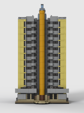 LEGO MOC Wolkenkrabber (Skyscraper) Amsterdam by Donnie38 | Rebrickable ...