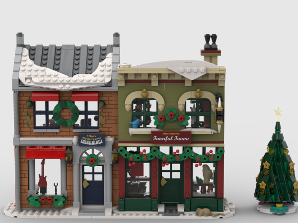 LEGO MOC 10308 Holiday Main St. MOD single floor plate by gingerwitch ...