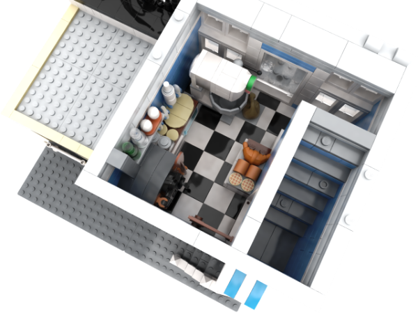 LEGO MOC UNFINISHED Green Grocer New Facade by Jhobbs | Rebrickable ...