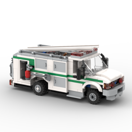 LEGO MOC-214198 Forest Fire Service Medium Brush Truck - Type 6 by ...
