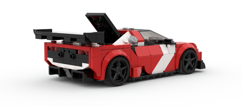 LEGO MOC-187284 Ferari 296 GT3 by KMPMOCS | Rebrickable - Build with LEGO