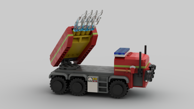 LEGO MOC Futuristic Autonomous Firetruck by Futurism_Lego | Rebrickable ...