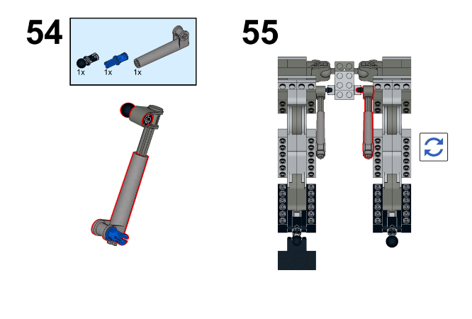 LEGO MOC Big Chicken Reverse Joint Mech Legs Frame by SparrowLegs ...