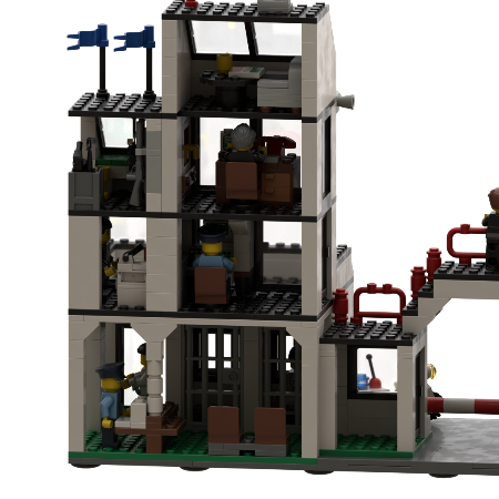 LEGO MOC Metro Police Department by Curraheetom | Rebrickable - Build ...
