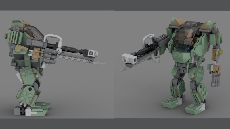 LEGO MOC-138619 Avatar AMP suit gun GAU90 & Bushboss FD11 by ...