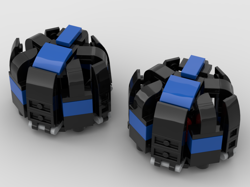 LEGO MOC Lego Legion Imperialis-Legiones Astartes Drop Pods by GargonLe ...