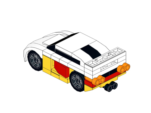 LEGO MOC 30192 Ferrari F40 (Remastered) by NJDesign | Rebrickable ...