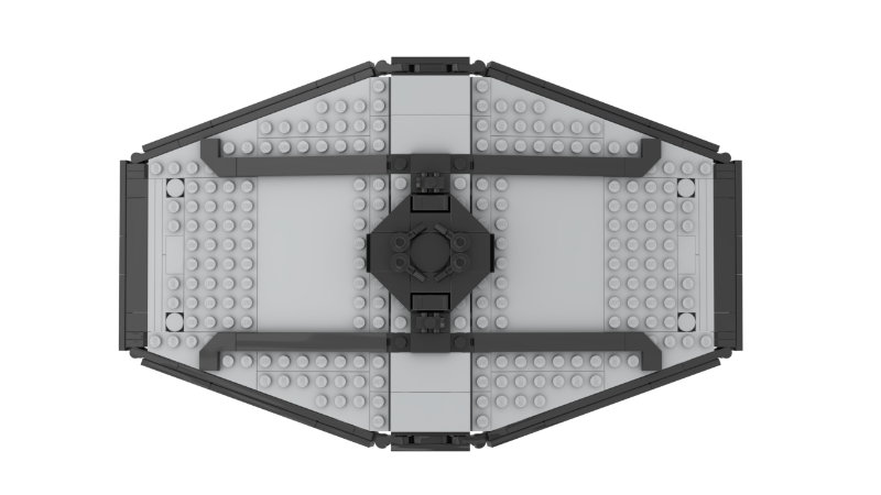 LEGO MOC Bent FO Tie Fighter Wing by Tj_the_Brickwright | Rebrickable ...