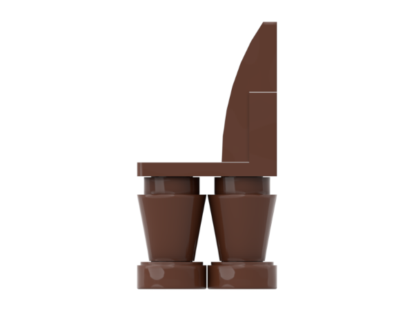 LEGO MOC Wooden Chair - Minifig Scaled by RYO Furniture Designs ...