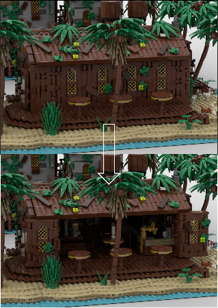 LEGO MOC-175455 Pirate Island Bay with Harbour, Tavern, Prison ...