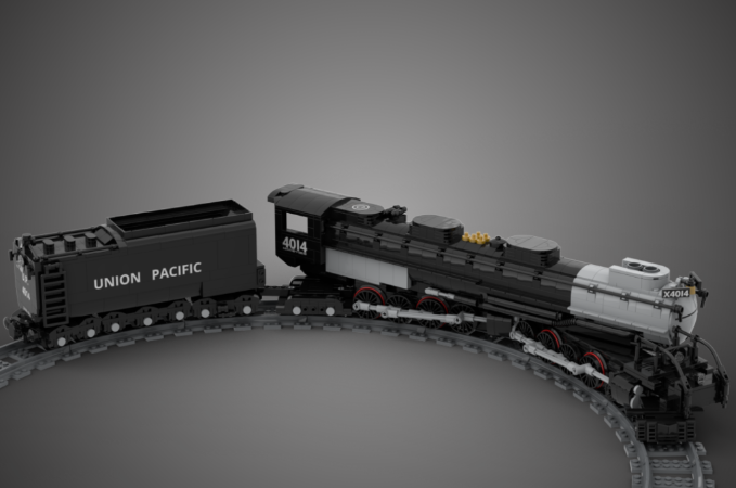 LEGO MOC UNION PACIFIC Big Boy 4014 by Olivier312 | Rebrickable - Build ...