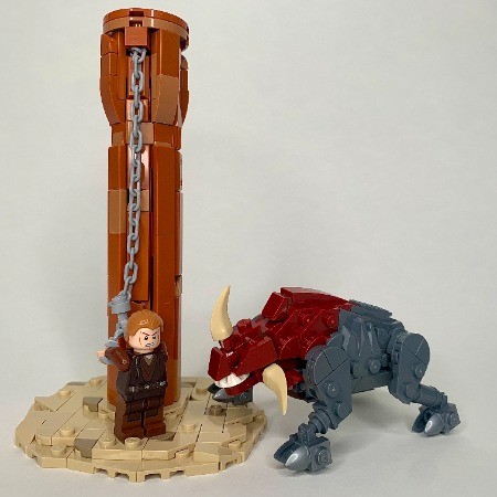 LEGO MOC Geonosian Beasts - Acklay, Reek, & Nexu (from Petranaki ...