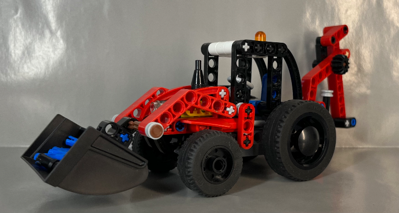 LEGO MOC-162810 Mini Backhoe Loader by The2x4brick | Rebrickable ...