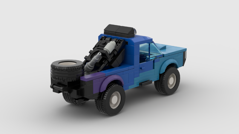 LEGO MOC Trophy Truck by BT_studios | Rebrickable - Build with LEGO