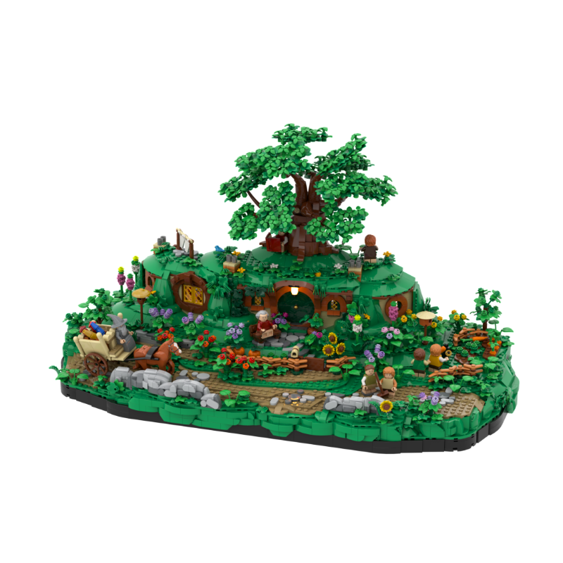 LEGO MOC The Shire - Shelf-sized Display Base by rebelnili ...