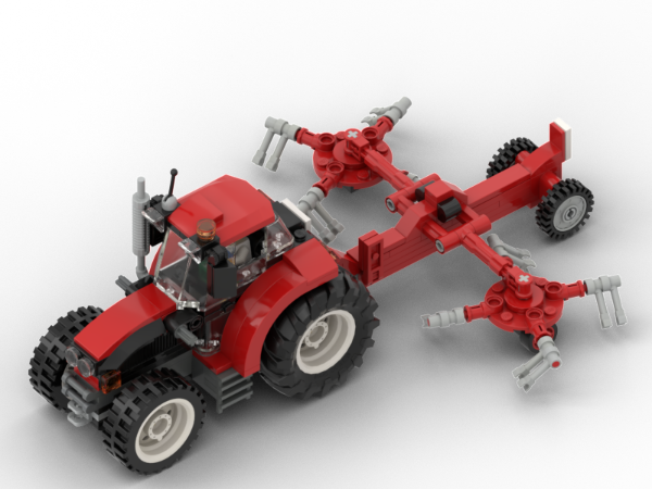 LEGO MOC Hay Tedder for tractor by graeymaelkyn | Rebrickable - Build with LEGO