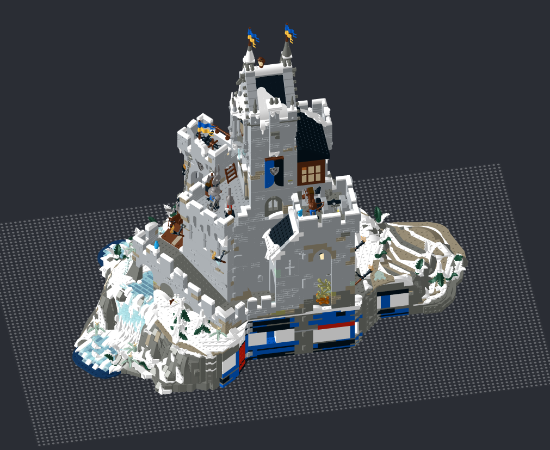 LEGO MOC-219181 MOUNTAIN FORTRESS by Sleepless Night (BASE UPGRADE ...