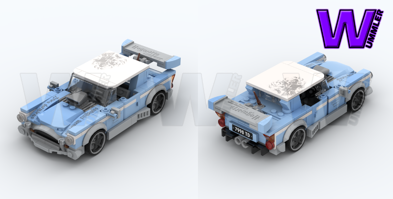 LEGO MOC-195168 Racing Ford Anglia by Wummler | Rebrickable - Build ...