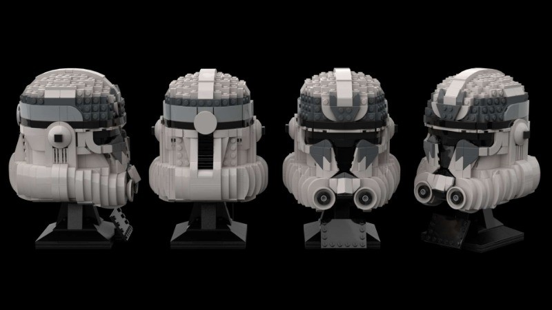 LEGO MOC Helmet Clone Boost by Alex_BricKartuss | Rebrickable - Build ...